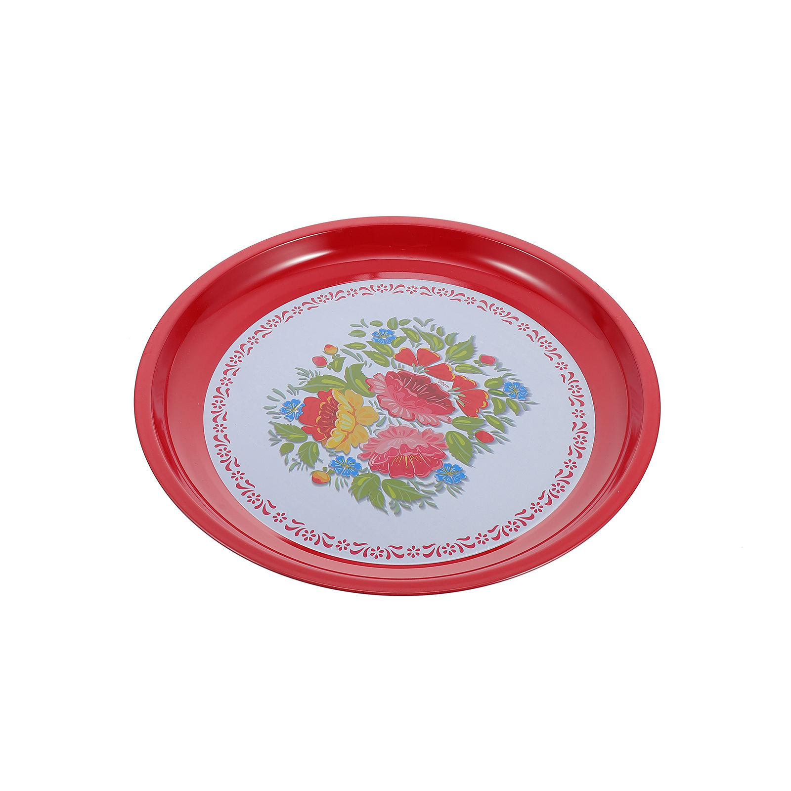 TINKSKY Enamelware Plate Retro Enamel Plate Vintage Tray Chinese ...