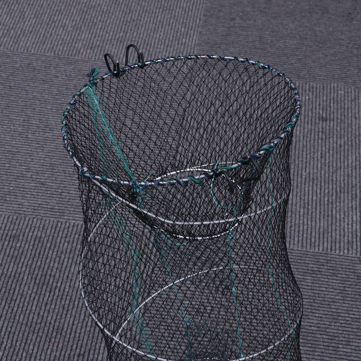 TINKSKY Foldable Fishing Net Trap with High Precision Mesh and Elastic ...