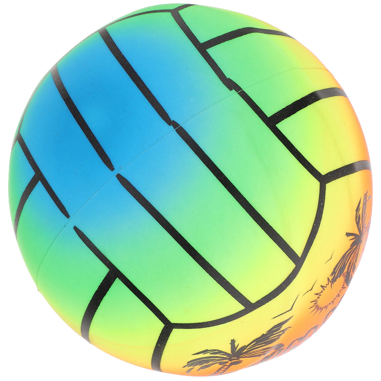 TINKSKY Hawaii Inflatable Rainbow Volleyball for Pool Parties and Decor ...