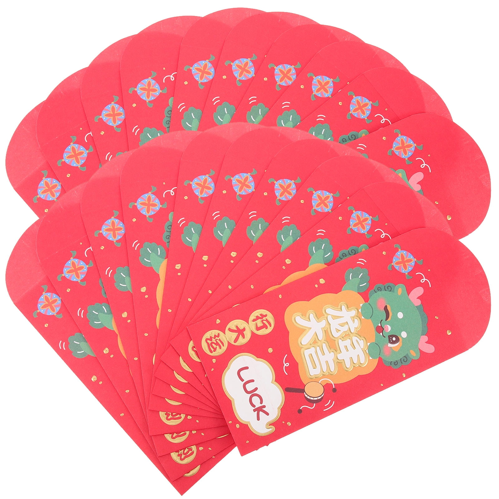 NICEXMAS Festive Red Envelopes Set Red Envelopes Paper 20pcs - Walmart.com