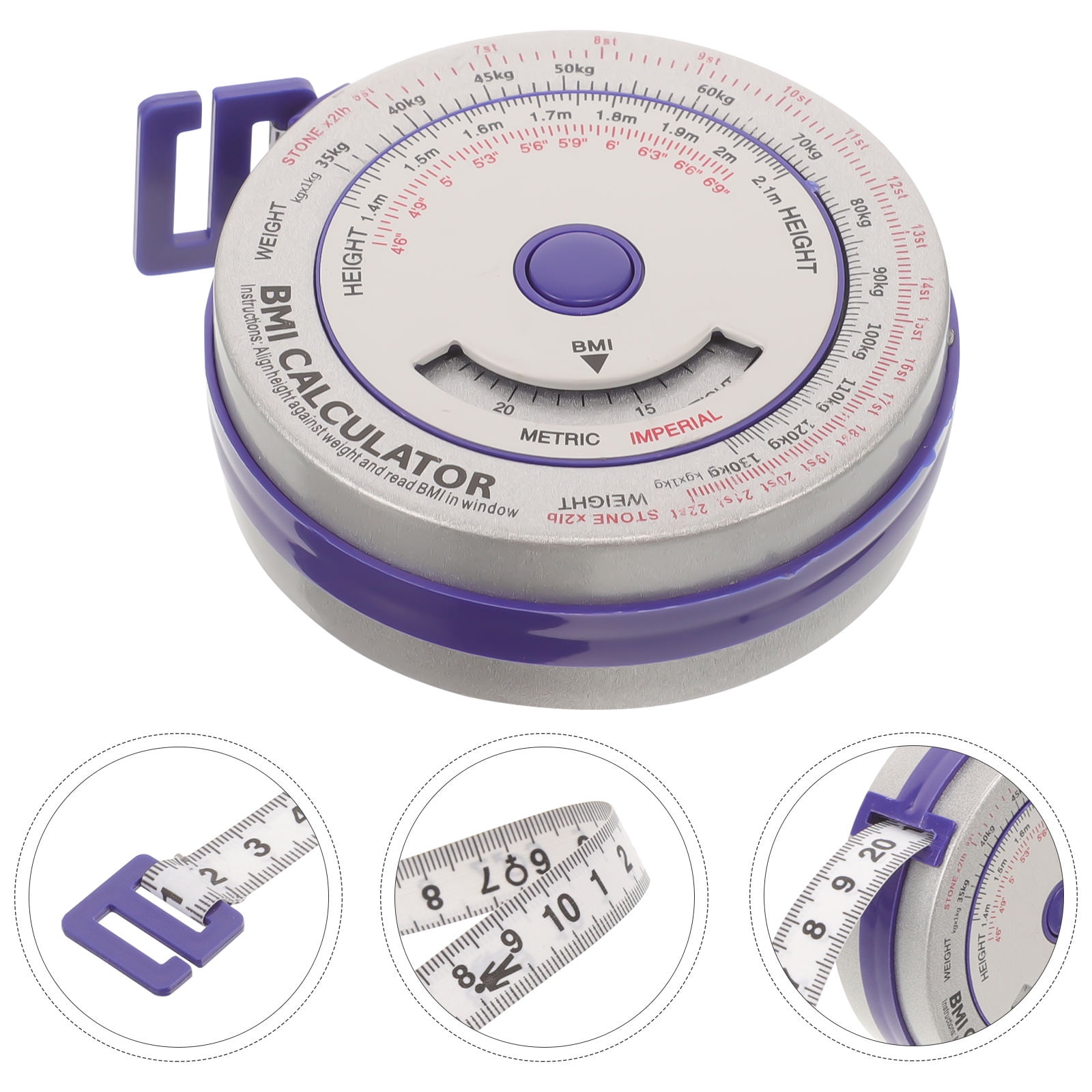 TINKSKY Rolling Tape Measure for Determining Body Mass Index in ...