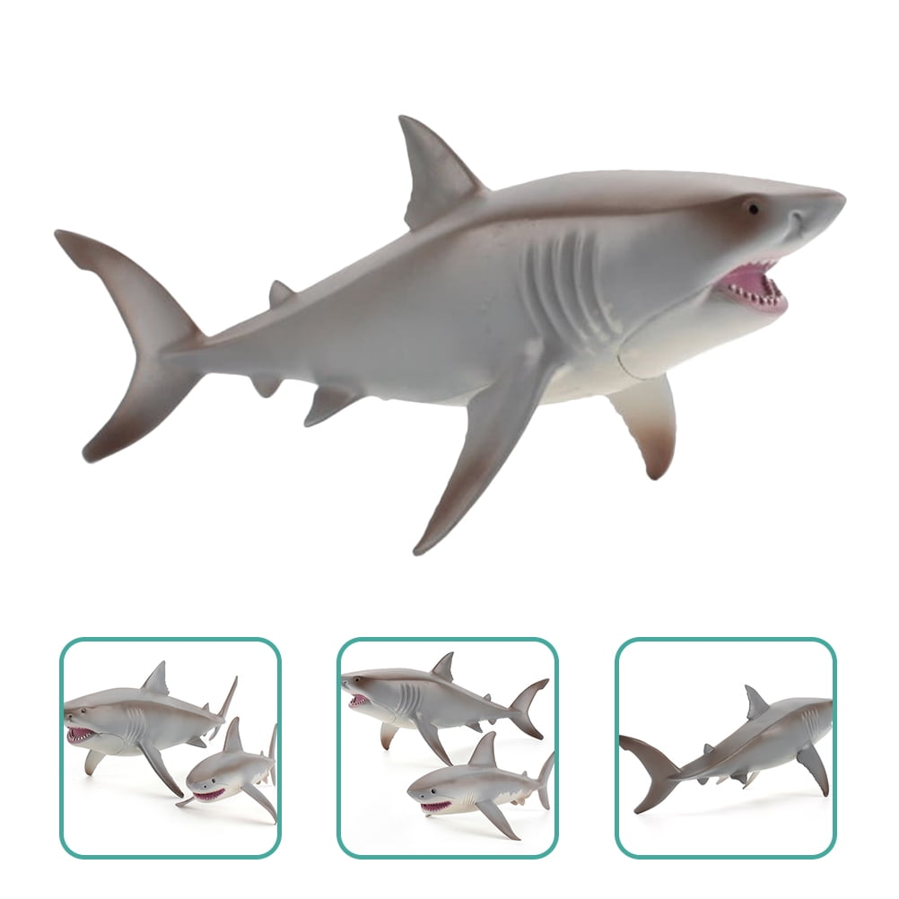 TINKSKY Shark Figurine Ocean Animals Figures Decorative Marine Animal ...