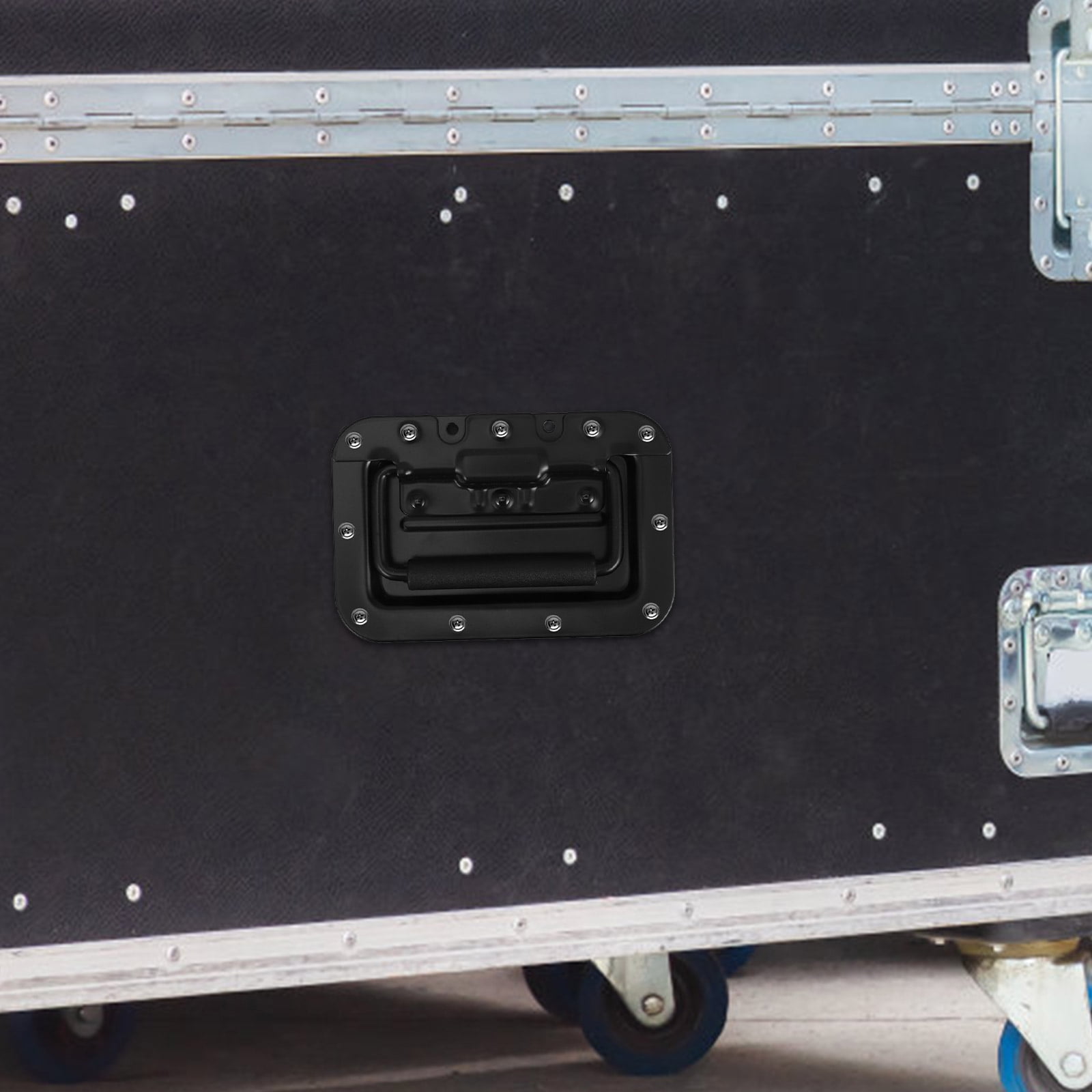 TINKSKY Spring Loaded Drawer Handle Padded Grip Iron Handles for Heavy ...