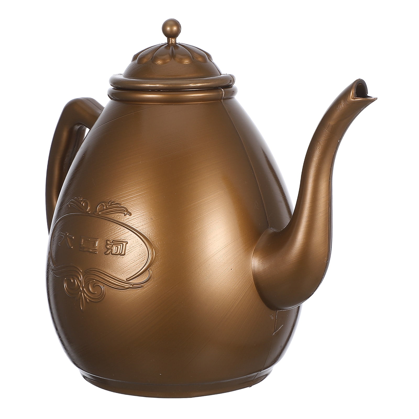 TINKSKY Teapot Light Brown Vintage Theme Water Kettle for Friends 1Pack ...