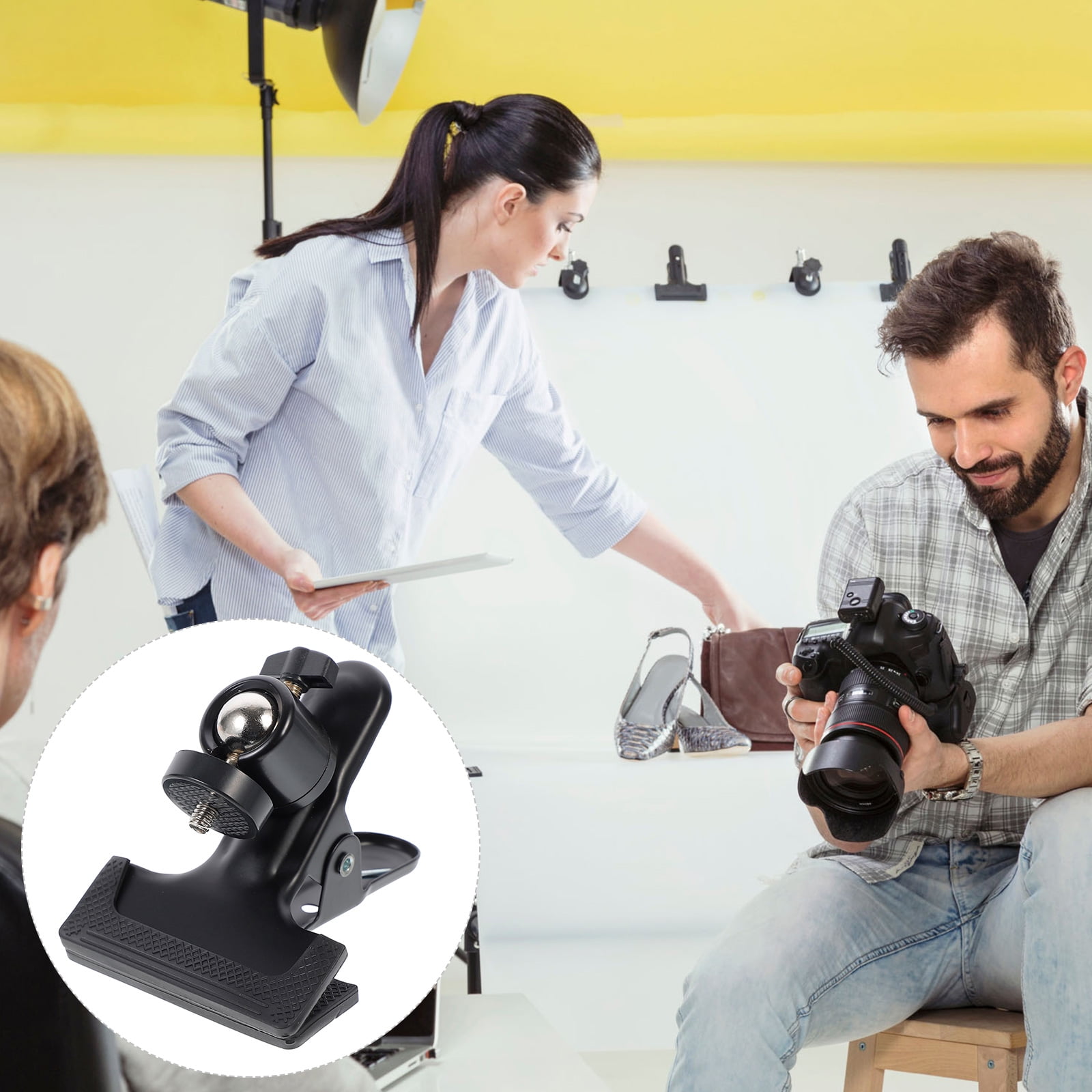 NICEXMAS Camera Clip Mount Camera Clamps Metal 1Pack - Walmart.com