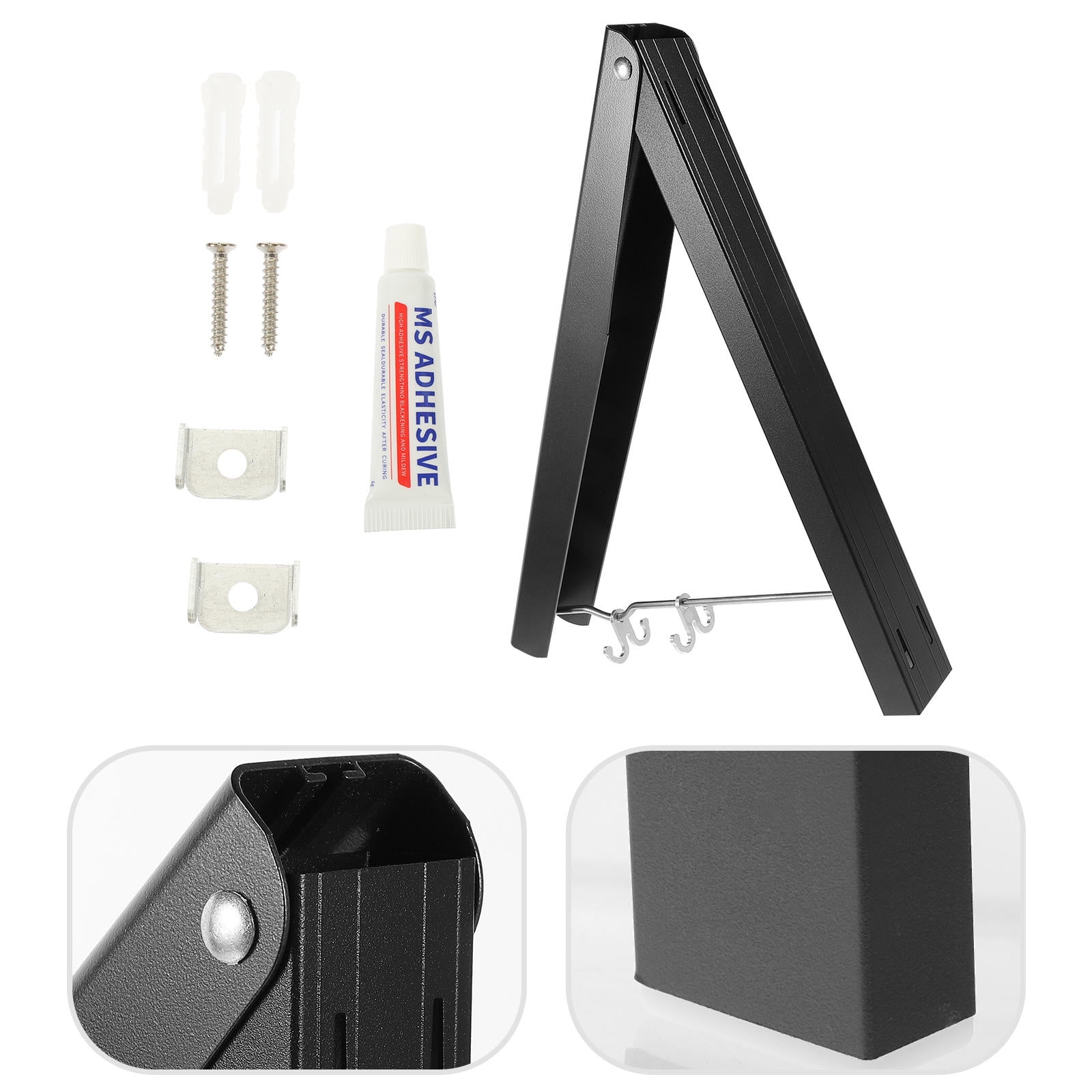 TINKSKY Wall Mounted Clothing Racks Wall Mounted Clothes Drying Rack ...