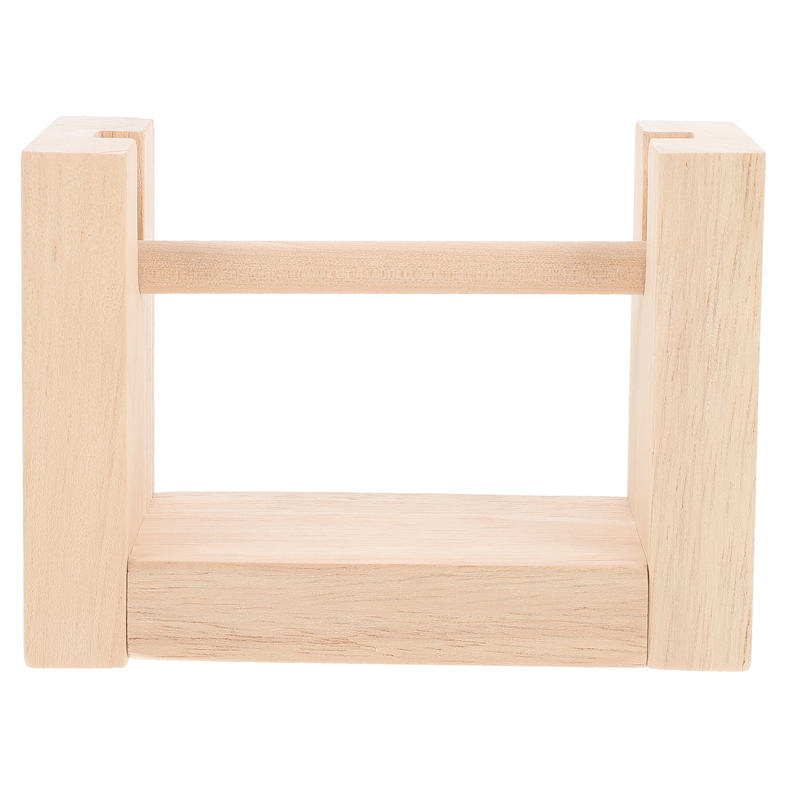 TINKSKY Wooden Spools Holder Multifunctional Beech Thread Rack Macrame ...