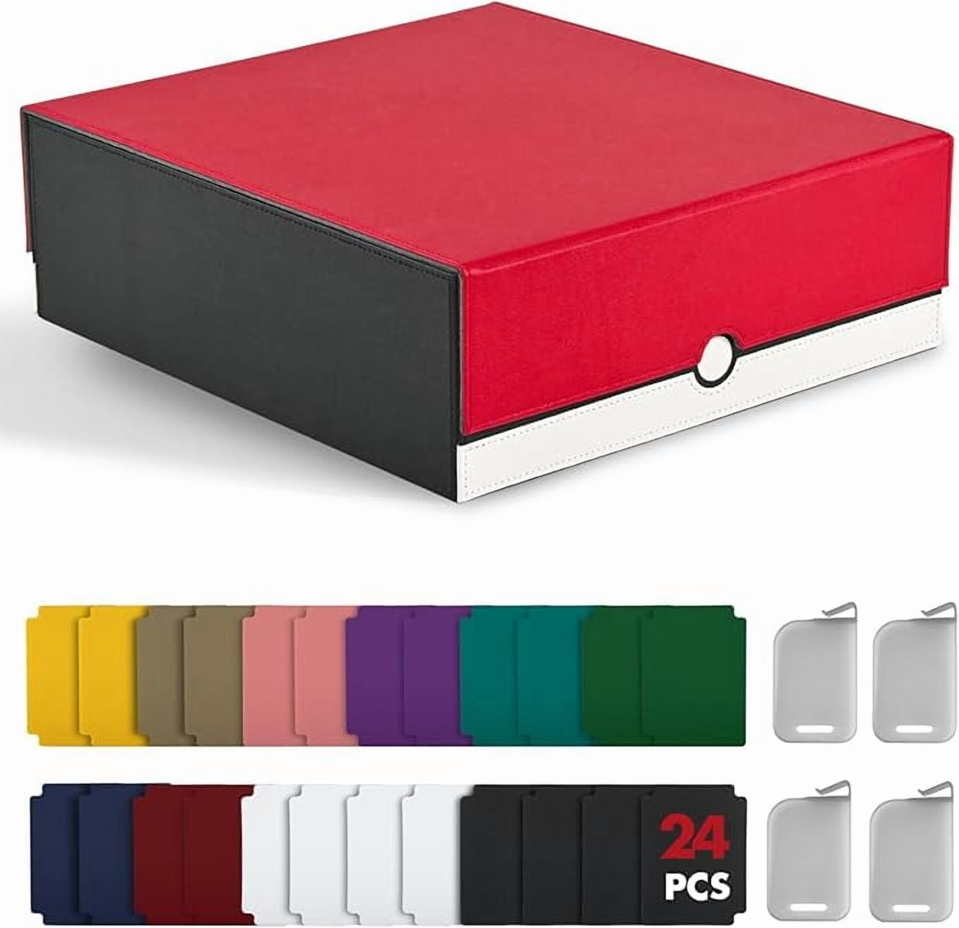 TINTEK Card Storage Box for MTG PTCG, Commander Deck Box Holds 3000 ...