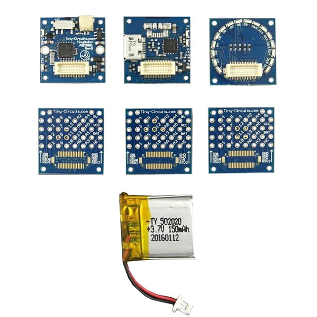 TINYCIRCUITS ASK1002-R-L, Daughter Cards & OEM Boards TinyDuino Starter Kit - Li Version ...