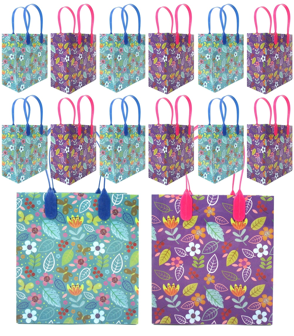 TINYMILLS Magic Movie Floral Party Favor Treat Bags- Magic Movie Floral ...