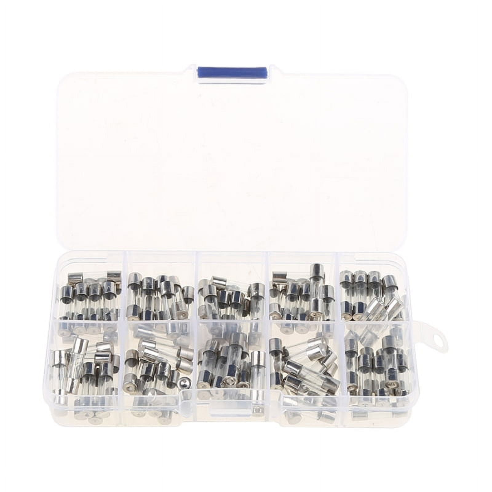 TINYSOME 100 PCS 250V Mini Fuse Glass Tube Fuse Universal Cartridge ...