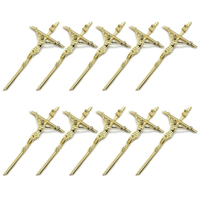 TINYSOME 10pcs Crucifix Metal Wall Cross Decoration Religious Wall ...
