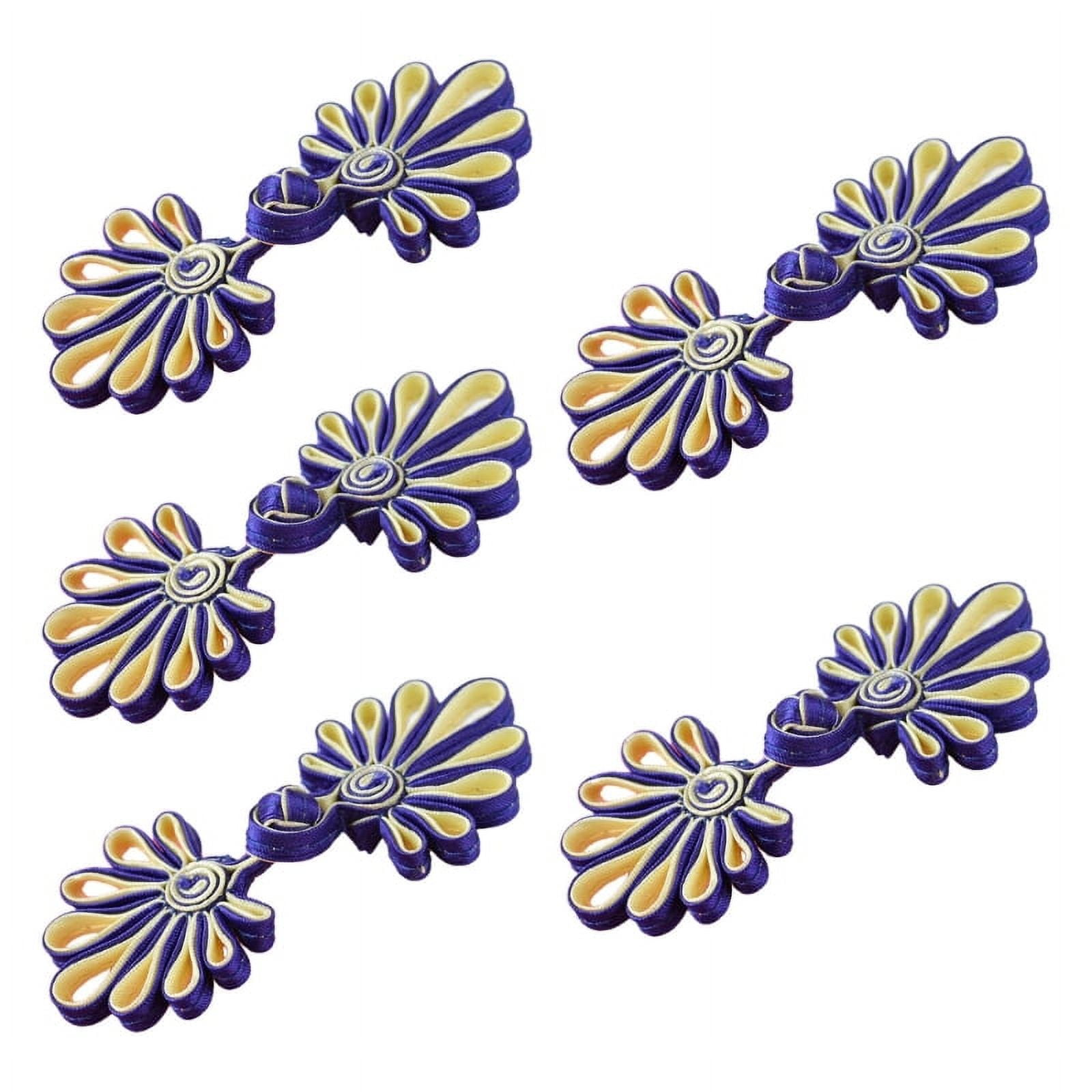 TINYSOME 5 Pairs/Pack Cheongsam Closure Sewing Fasteners Chinese Knots ...