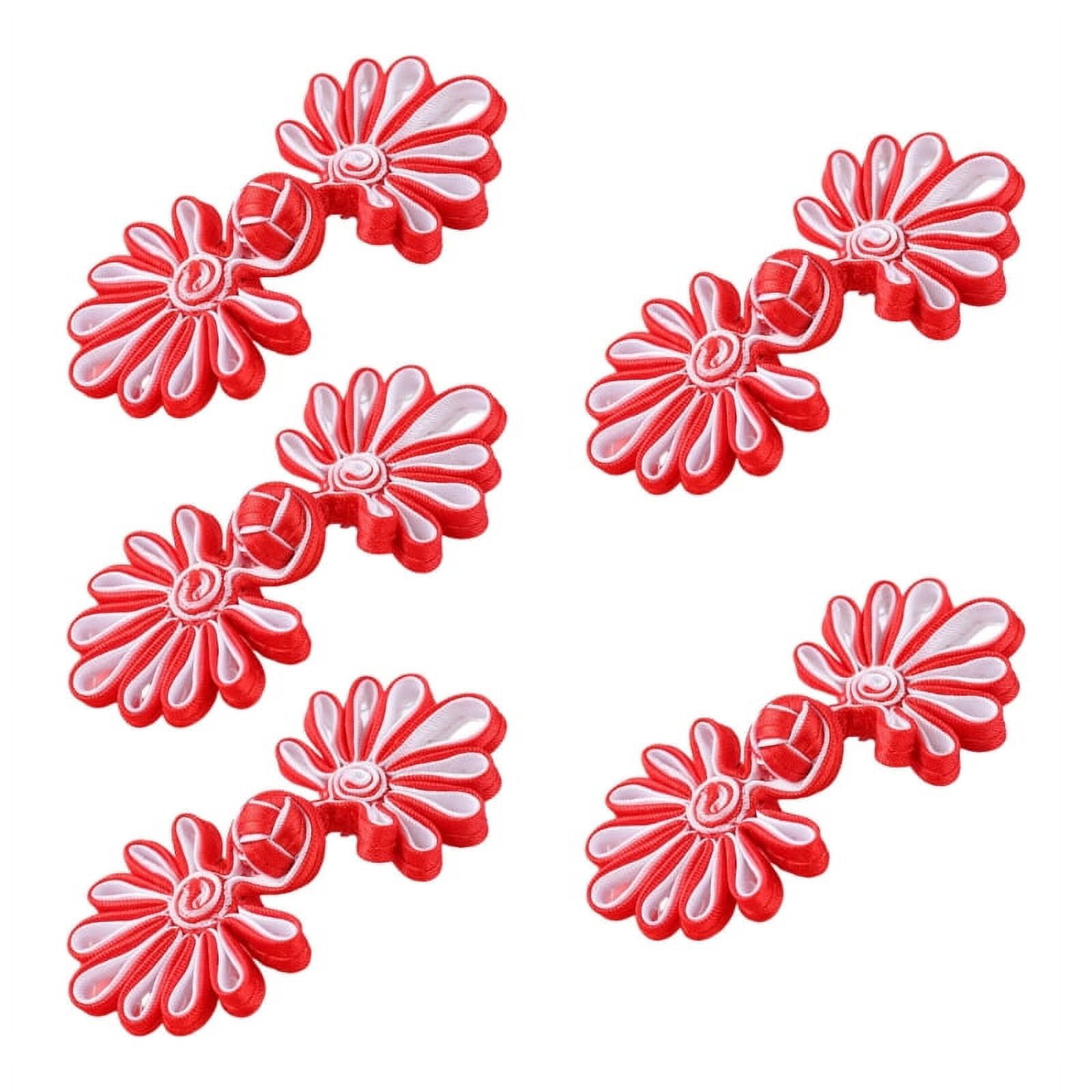 TINYSOME 5 Pairs/Pack Cheongsam Closure Sewing Fasteners Chinese Knots ...