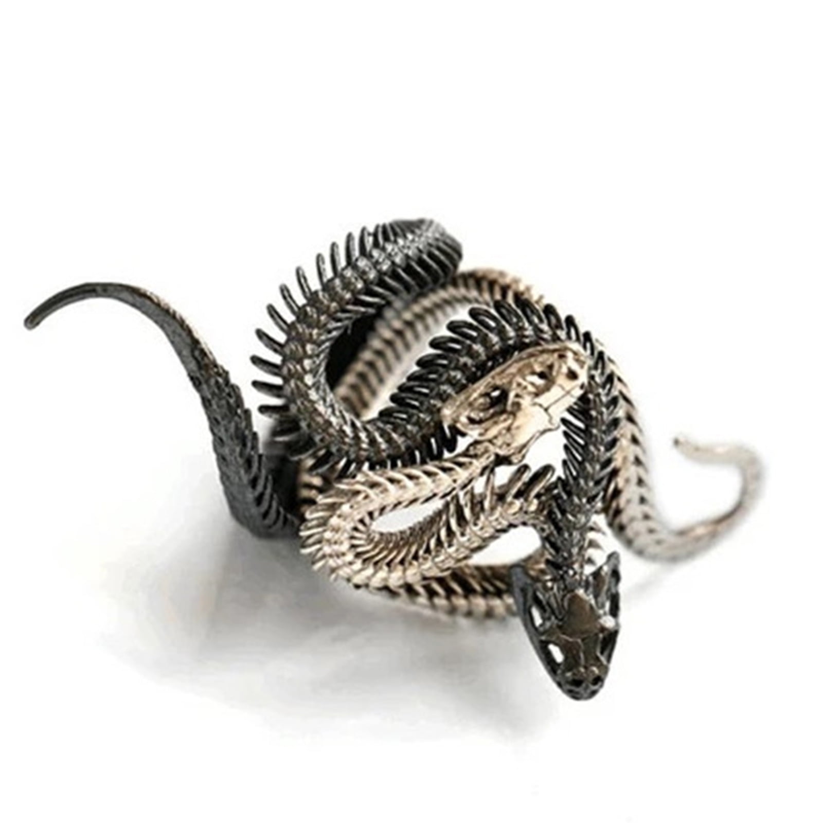 TINYSOME Couple Snake Bone Ring Can Be Combined Fashion Adjustable ...