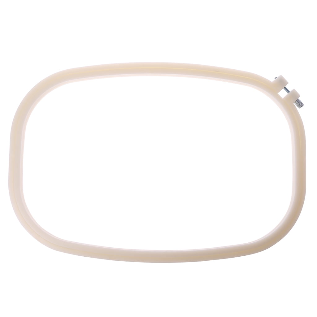 TINYSOME DIY Plastic Oval Shape Embroidery Hoop Tool Craft Cross Stitch ...