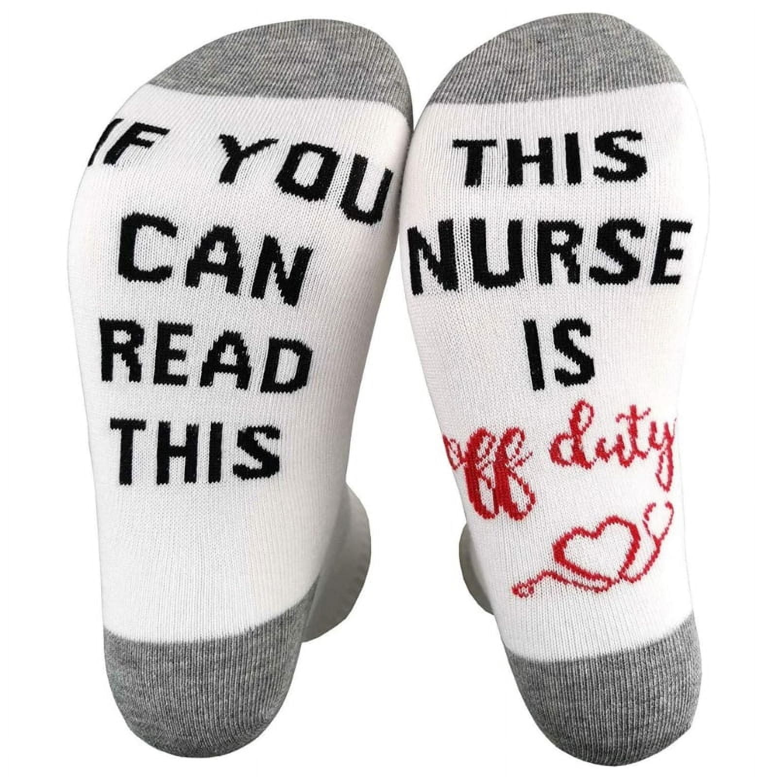 TINYSOME If You Can Read This Nurse Teacher Is Off Duty Unisex Funny ...