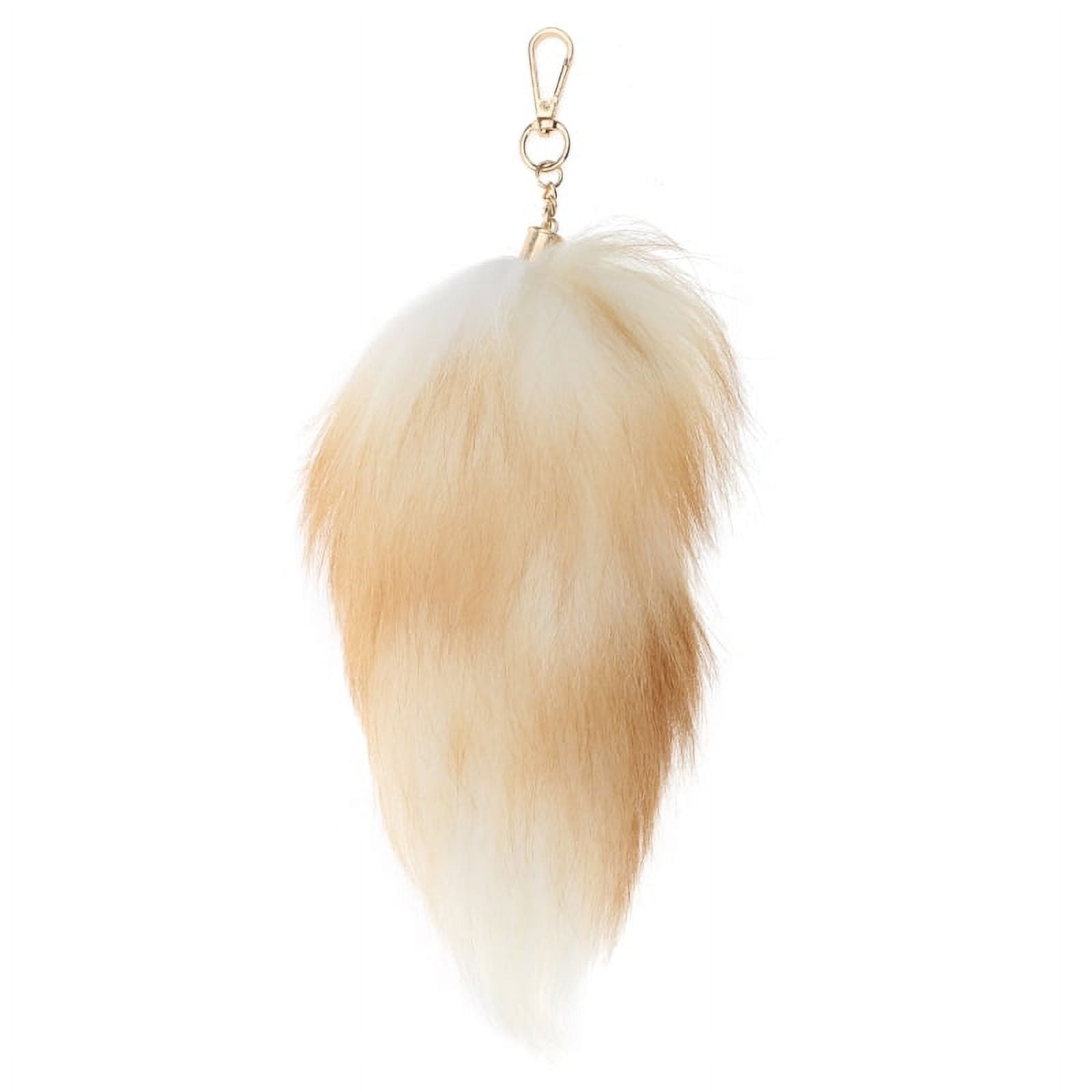 TINYSOME Imitation Furs Foxes Tail Keychain Funny Toy Car Key Pendant ...