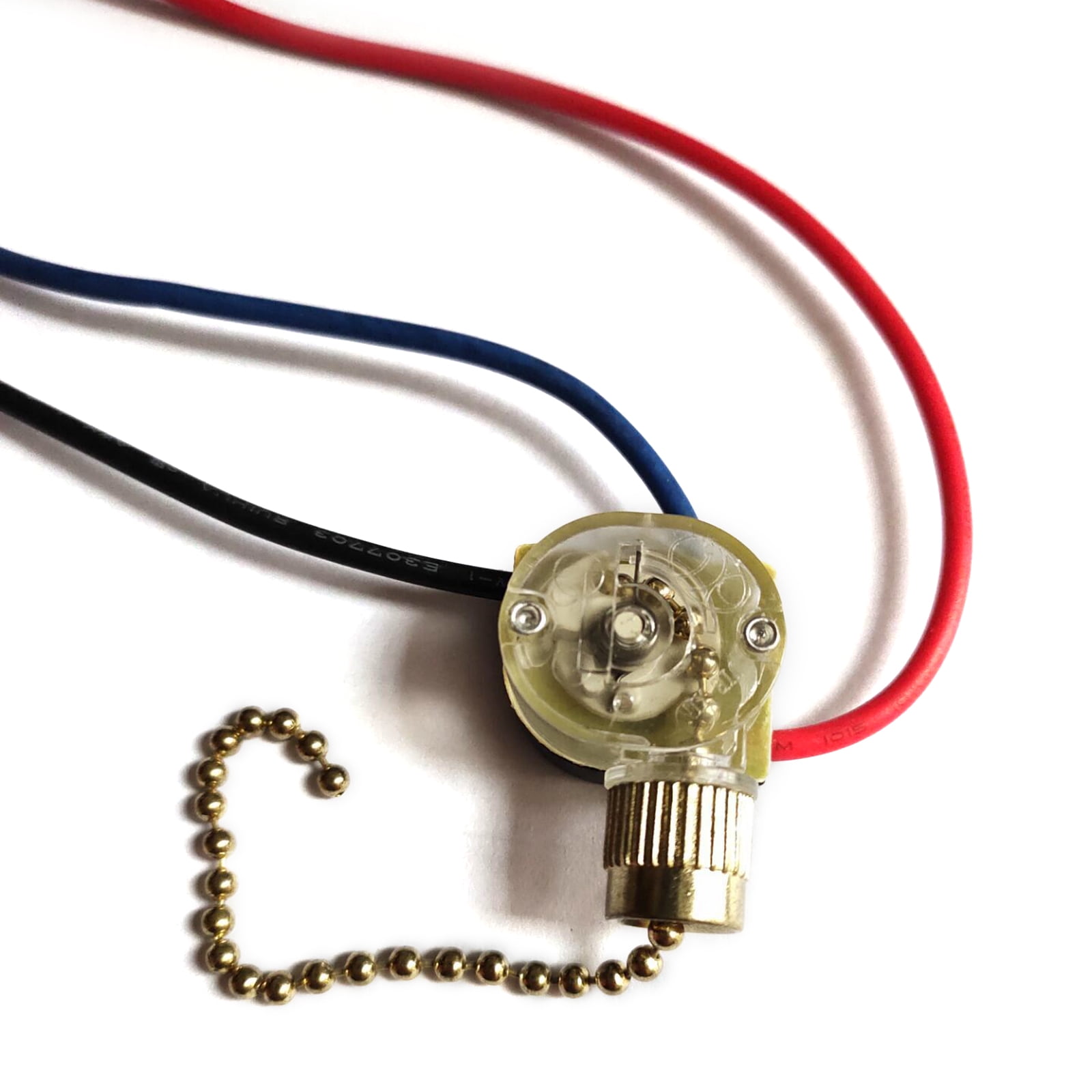 TINYSOME Lamp Control Switch 3-Wire Beads Chain Ceiling Fan Switch ...