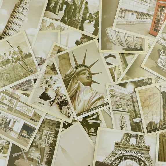 TINYSOME Lot of 32 Travel Postcard Retro Vintage Landscape Photo ...