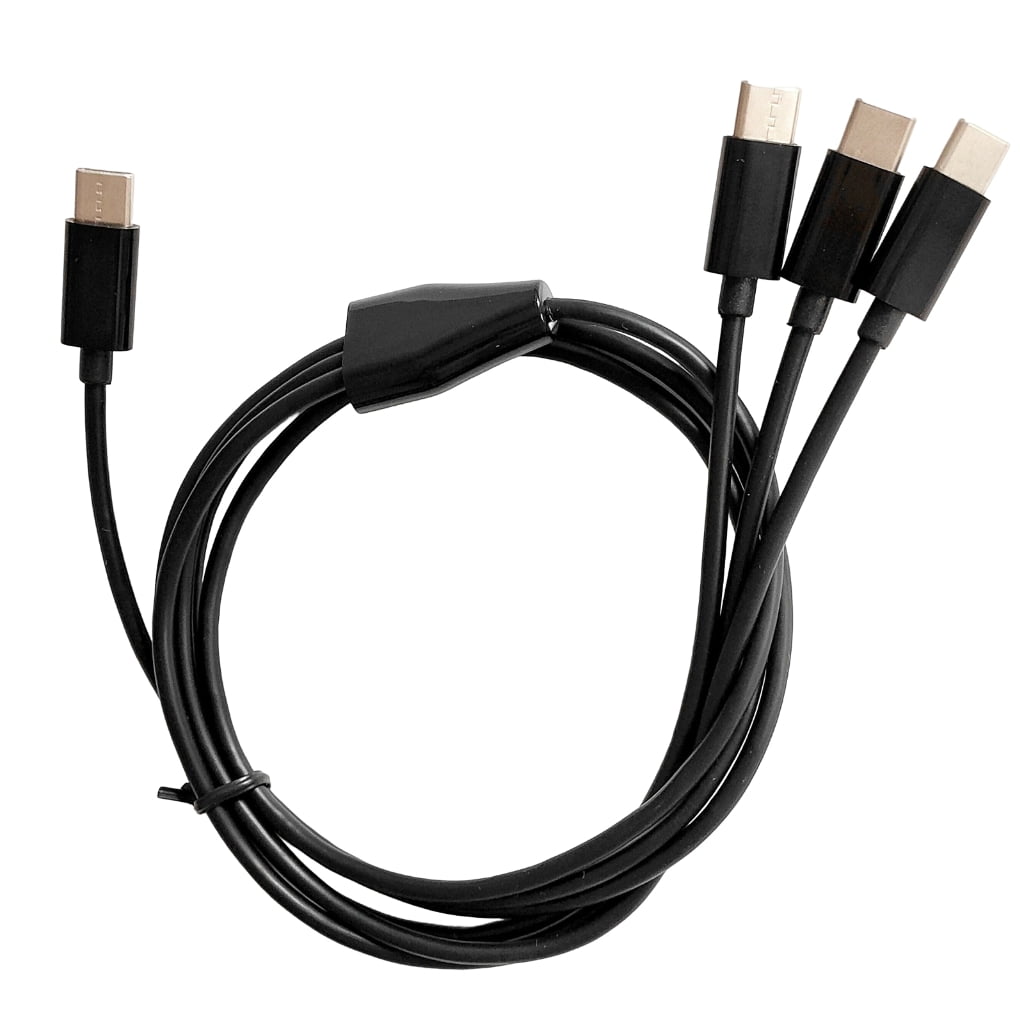 TINYSOME Multi USB C Splitter Cable 3 in 1 Charging Cord with 3 Type C ...