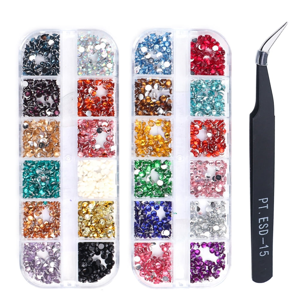 TINYSOME Nail Art Rhinestones D1am0nd Crystal Gems for Nail Decorations ...