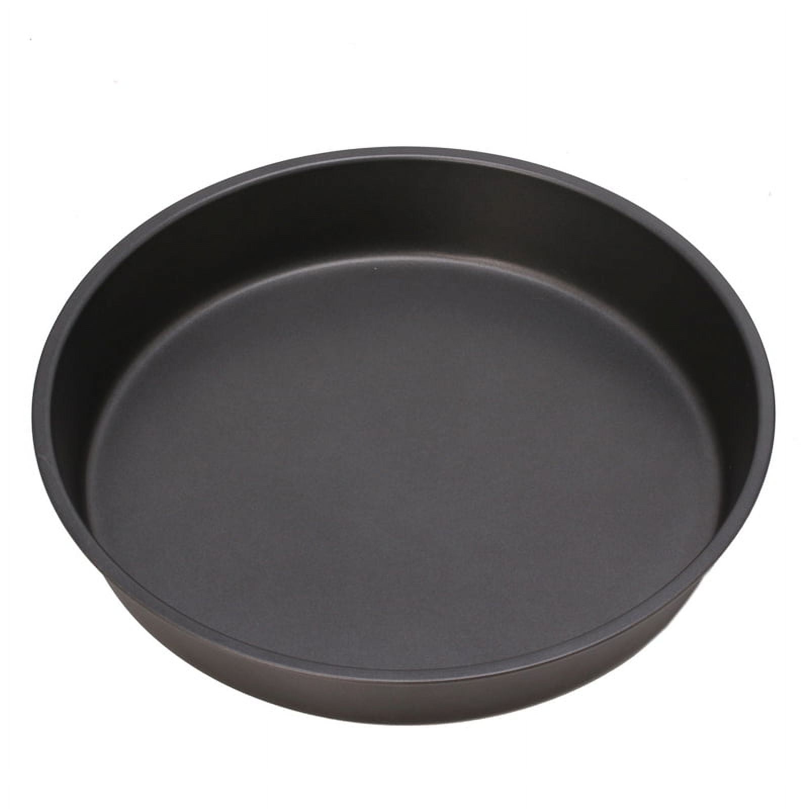 TINYSOME Round Deep Dish Pizza Pan, Non-stick Carbon Steel Pie Tray ...