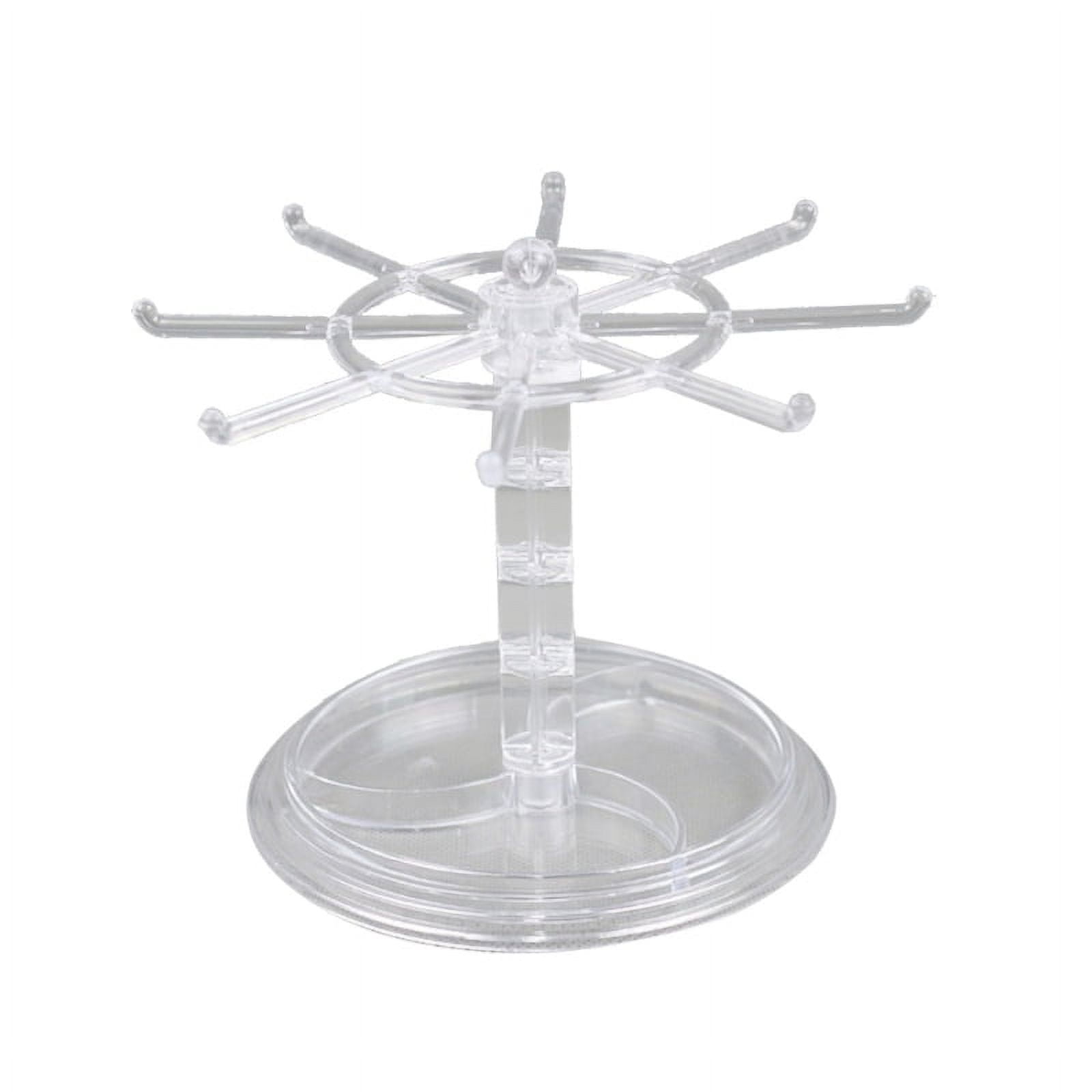 TINYSOME Plastic Jewelry Organizer Rotating Jewelry Display Stand ...