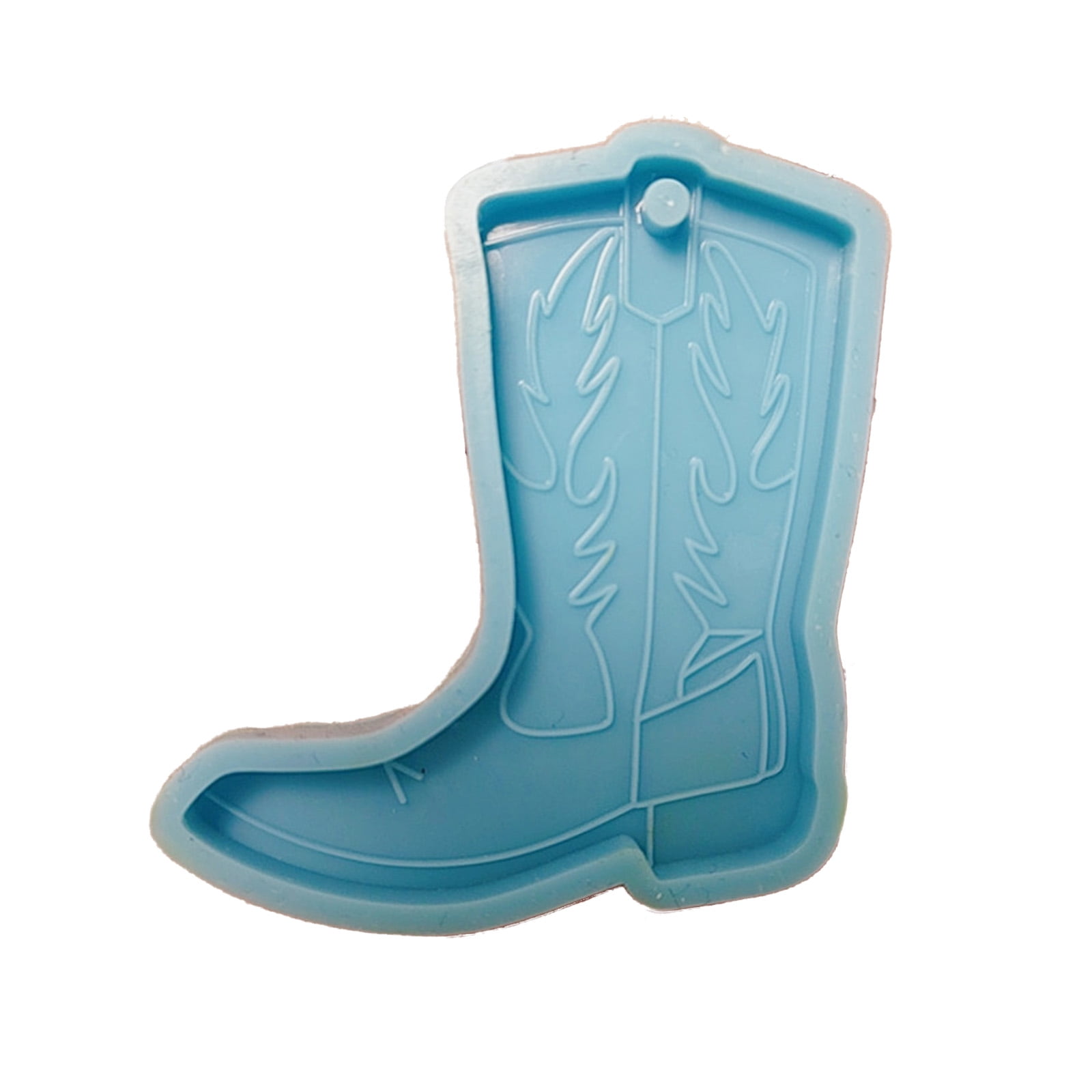 TINYSOME Shiny Glossy Silicone Resin Molds Cowboy Boot Ornament Mold ...