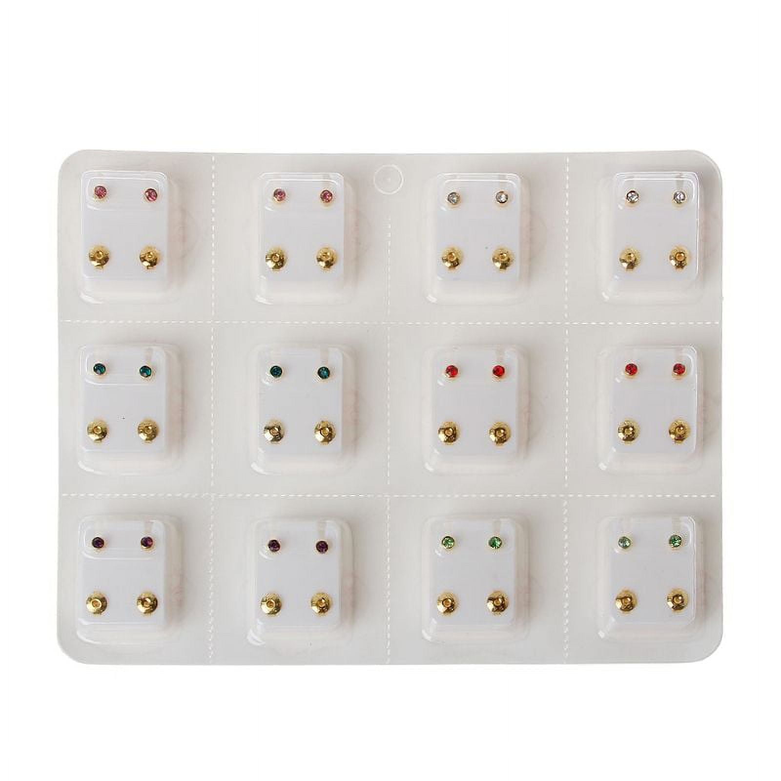 TINYSOME Sterile Hypoallergenic Surgical Steel Earrings Set for Pierced ...