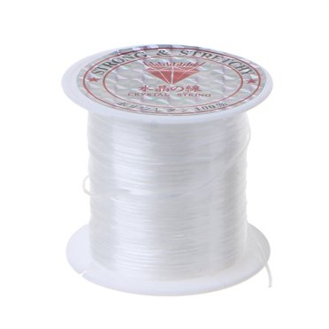 50M Strong Stretch Elastic Cord Wire rope Bracelet Necklace String Bead ...