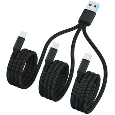 Micro USB/V8/V9 Round USB Data Charger Cable 6 Feet - Walmart.com