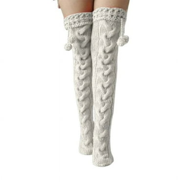 Generic Women'S Thermal Knee-High Leg Protectors Furry Boot Cover ...