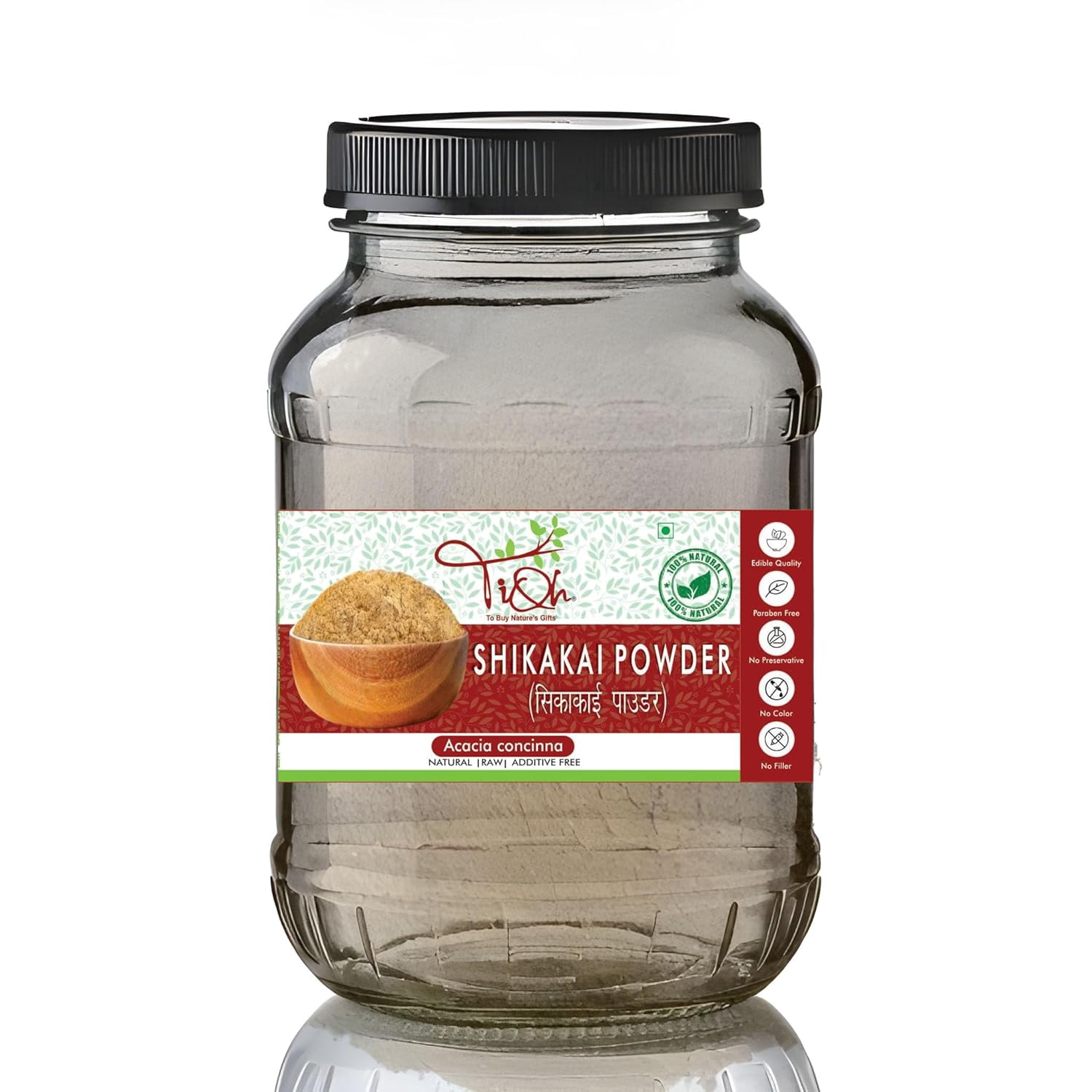 TIQH 100 Pure Natural Shikakai Powder for Hair Cleansing Mask Acacia ...