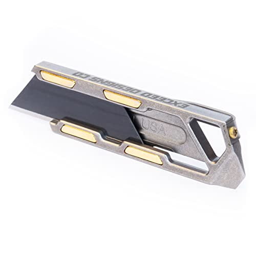 TIRANT RAZOR-M 3.0 Magnetic Sliding Utility Knife (Stonewashed) 6Al-4V ...
