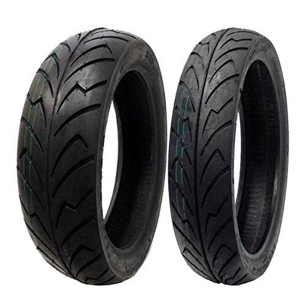 TIRE SET: Front 110/70-16 Rear 140/70-16 Motorcycle Scooter Street ...