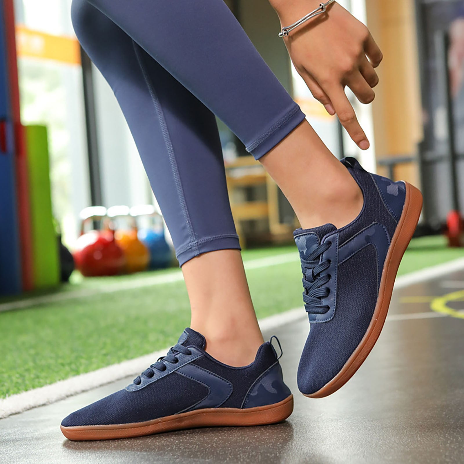 TIREOW Barefoot Shoes Men Women Wide Toe Box Cross Trainer Minimalist ...