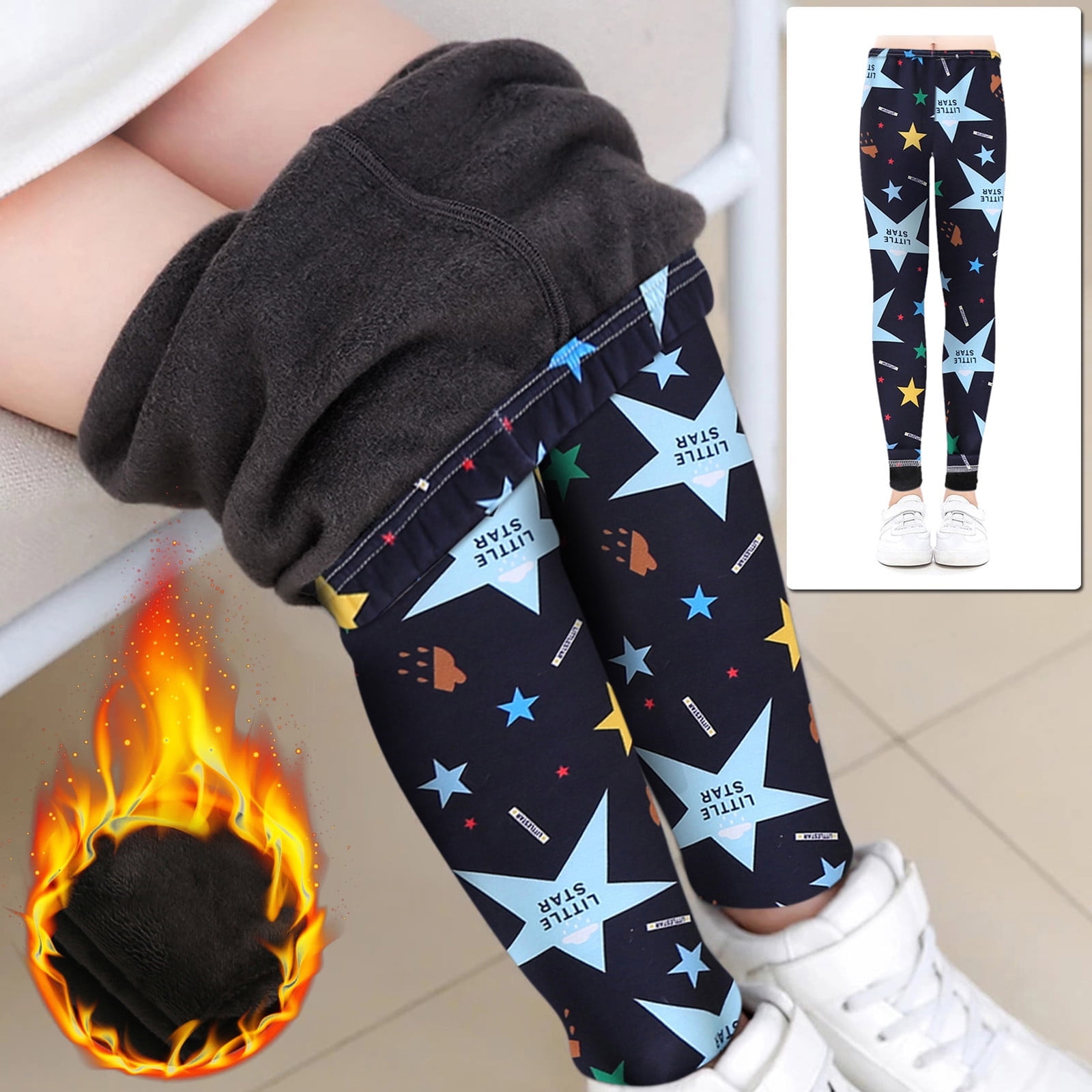 TIREOW Comfortable Pants for Children Girl's Autumn Winter Kids Pants ...