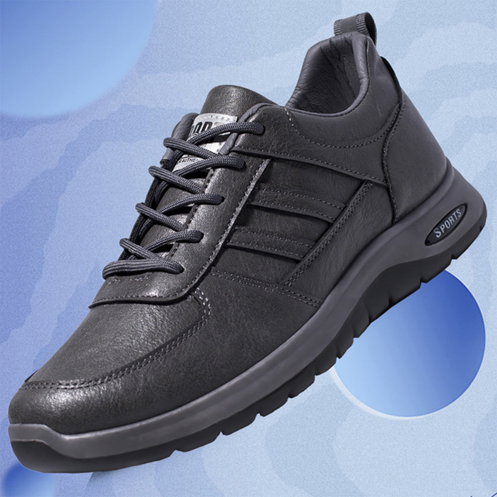 TIREOW Men's Non Slip Work Shoes Waterproof Lightweight Work Shoes ...