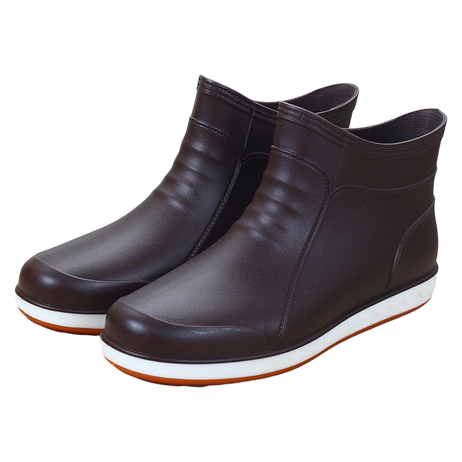 TIREOW Men's Womens Waterproof Deck Waterproof Rain Boots Anti-Slip ...