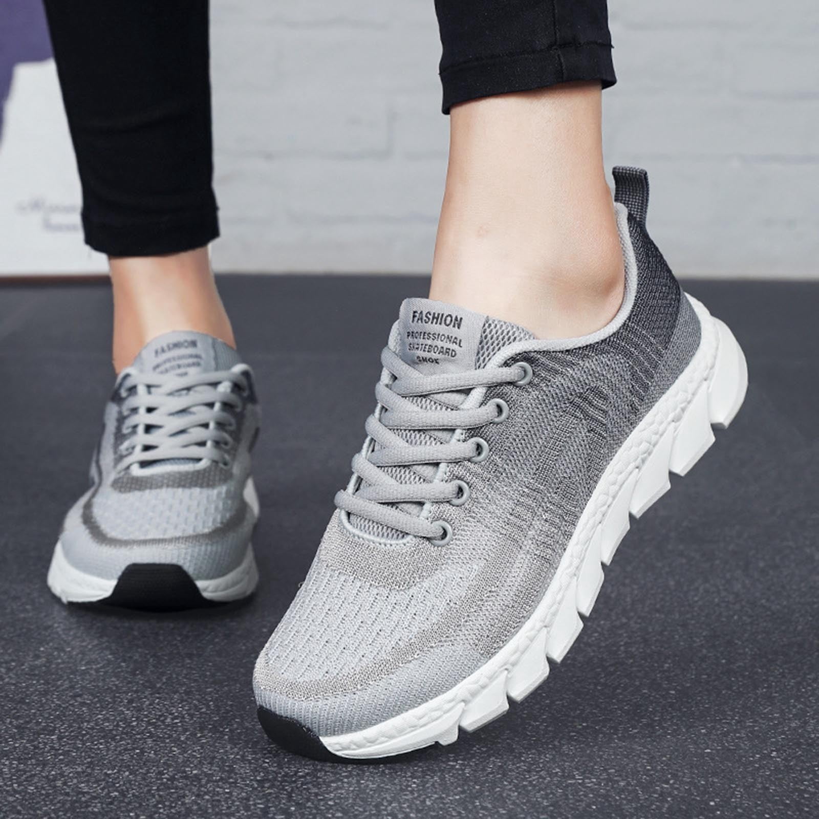 TIREOW Women Wide Toe Box Shoes Comfortable Bowling Shoes Universal ...