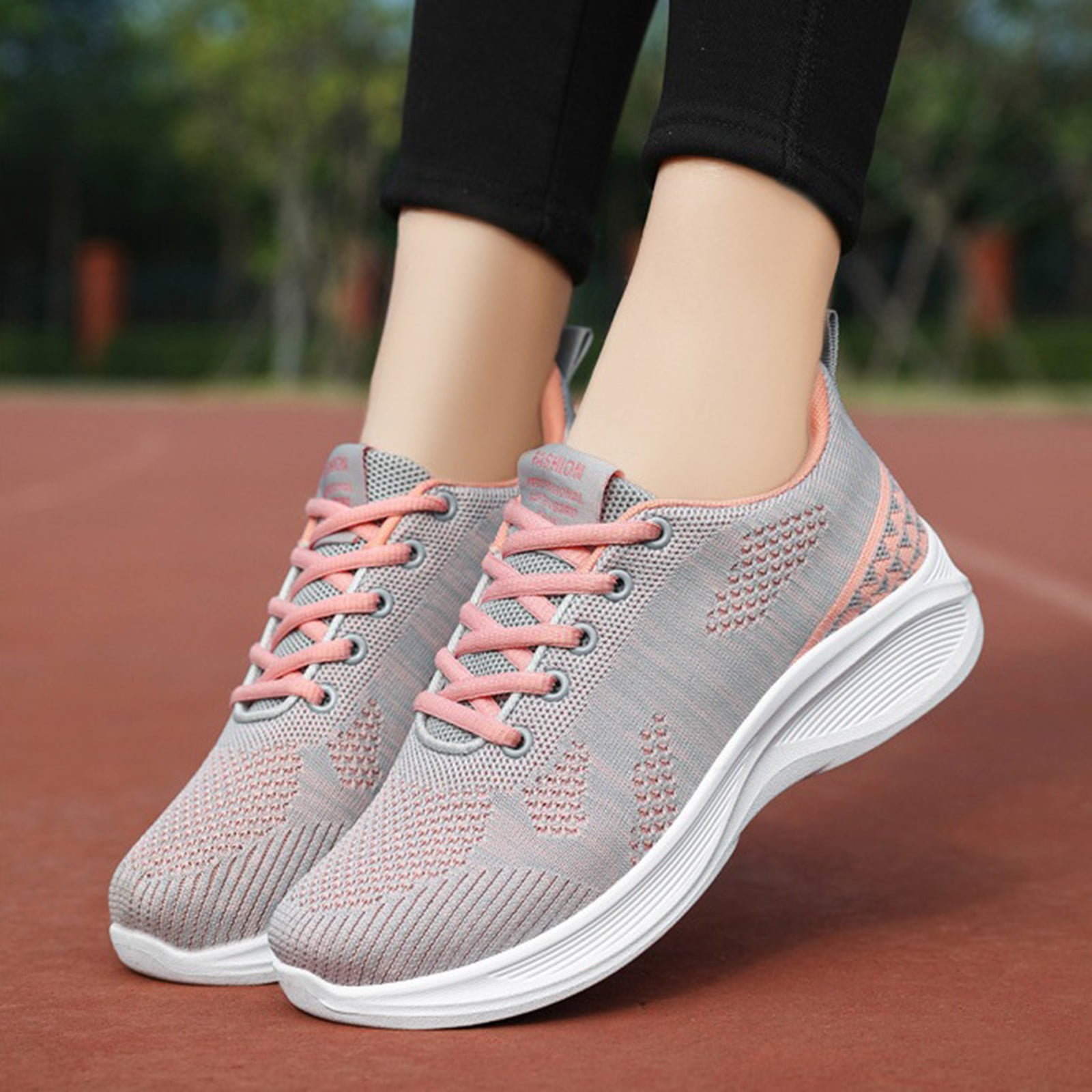 TIREOW Womens Orthopedic Bowling Shoes Sneakers Comfortable Universal ...