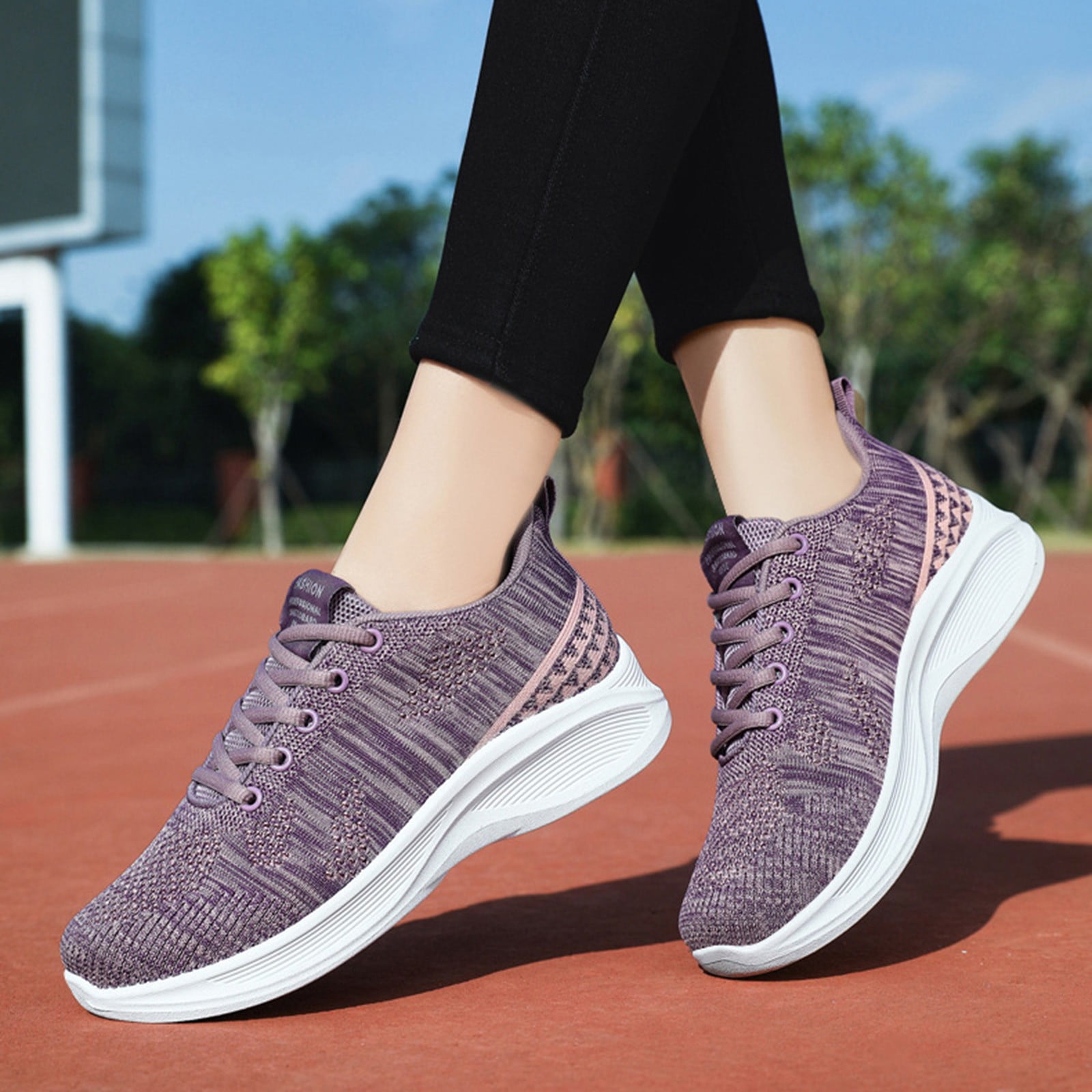 TIREOW Womens Orthopedic Bowling Shoes Sneakers Comfortable Universal ...