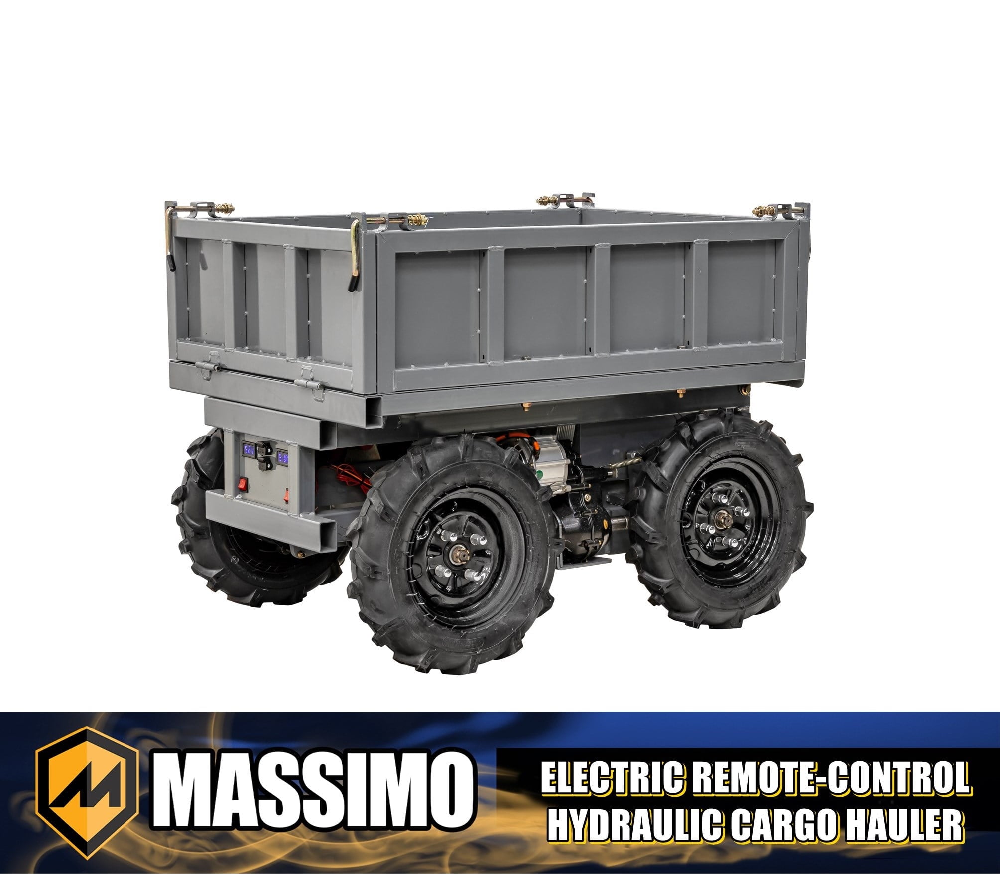TIRO 480 Electric Remote-Control Cargo Hauler with Hydraulic Lift ...