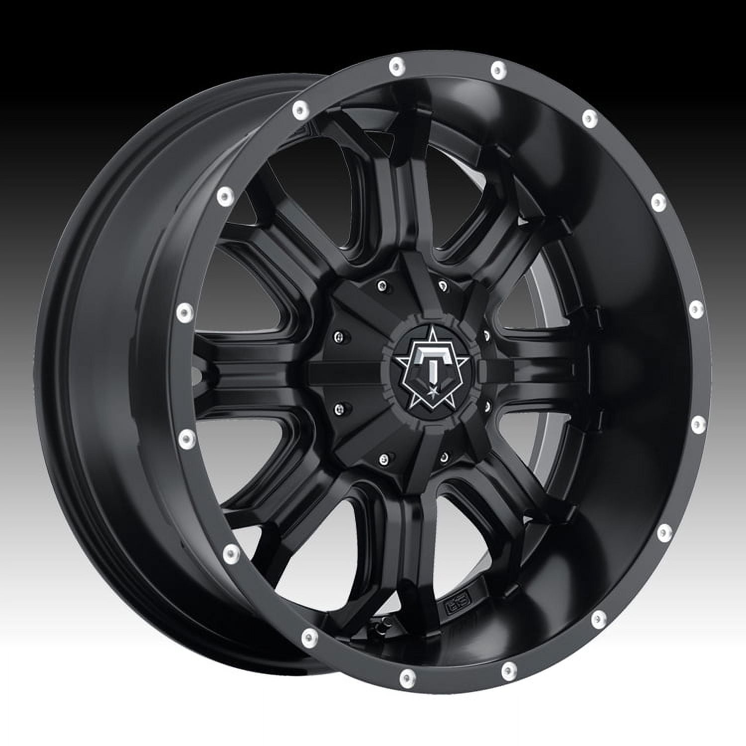 TIS 535B Satin Black 18x9 5x4.5 / 5x5 10mm (535B-8900510) - Walmart.com