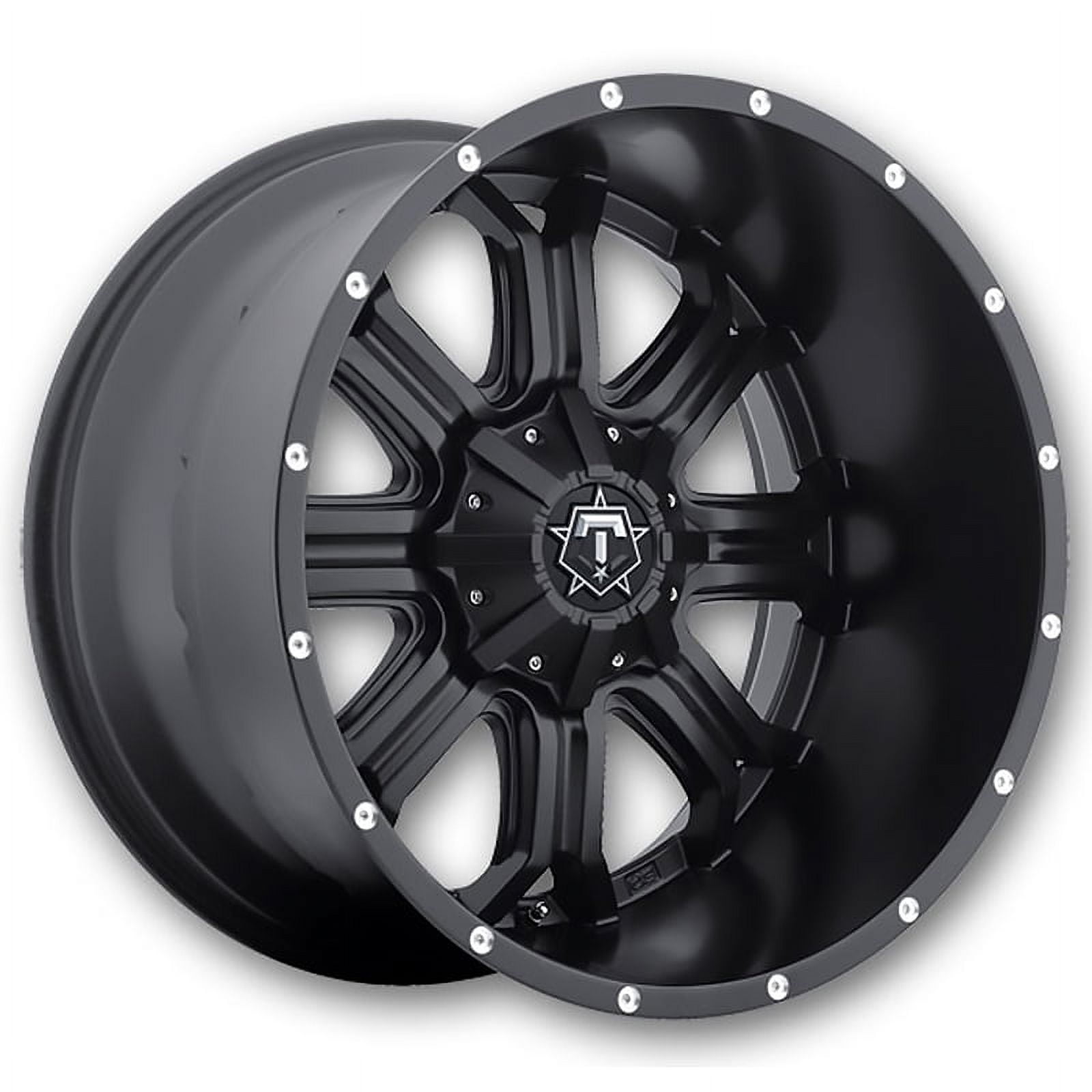 TIS 535b 20x12 -44et 78.00mm satin black cnc milled lip accents chrome ...