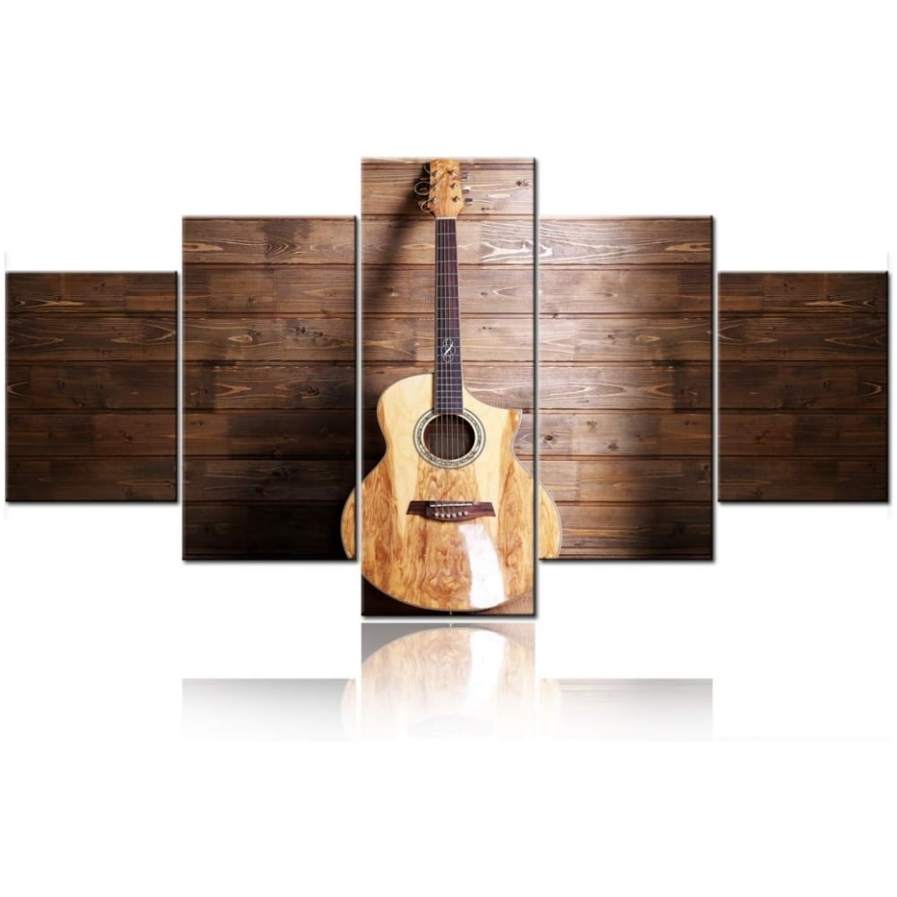 TISHIRON 5PCS Framed Landscape Theme Canvas Wall Art Set,60"x32 ...