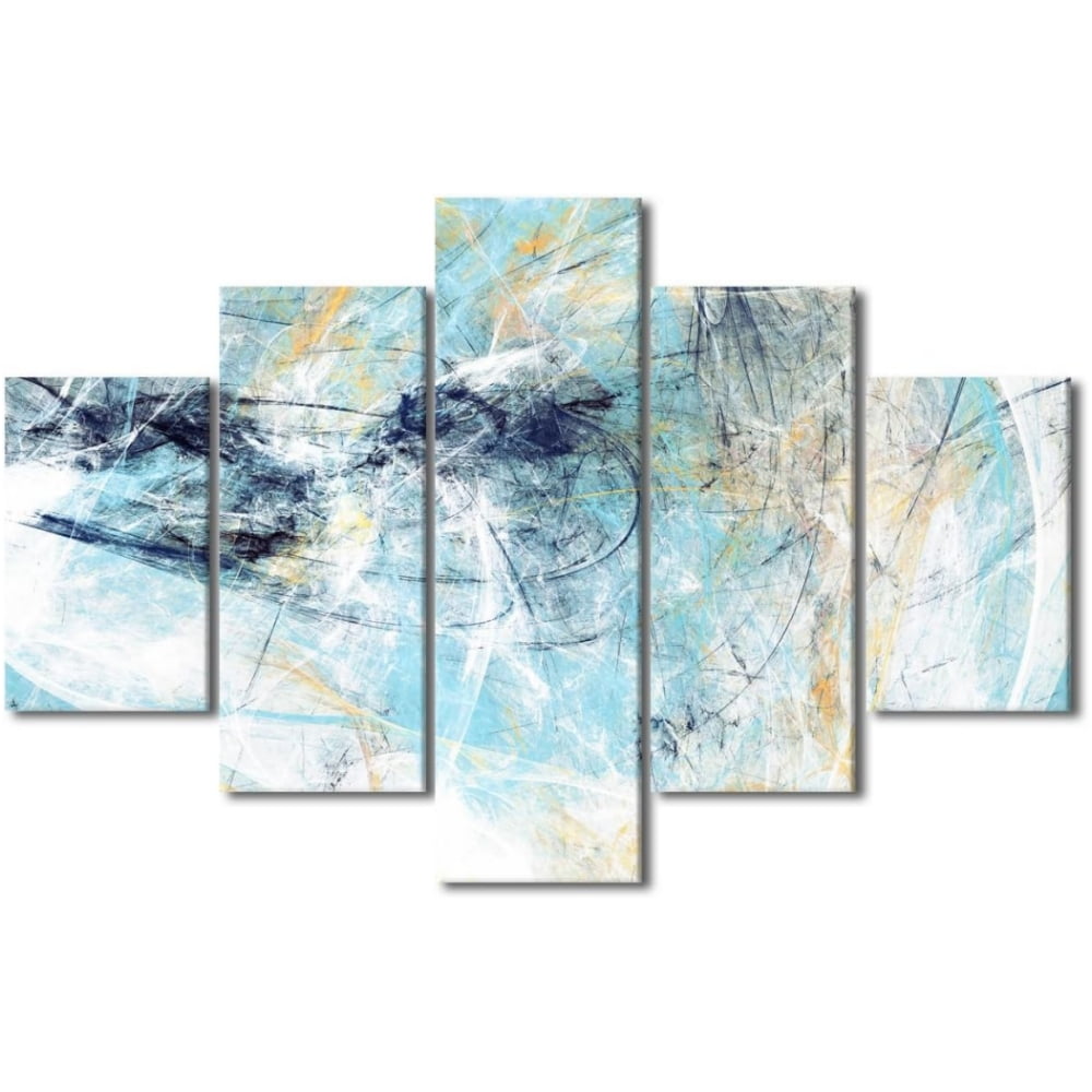 TISHIRON 5PCS Framed Painting Art Theme Canvas Wall Art Set,60"x40 ...