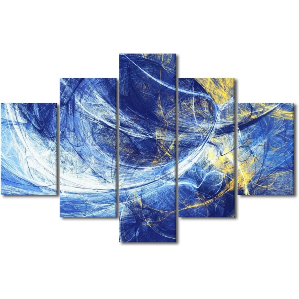 TISHIRON 5PCS Framed Painting Art Theme Canvas Wall Art Set,60"x40 ...