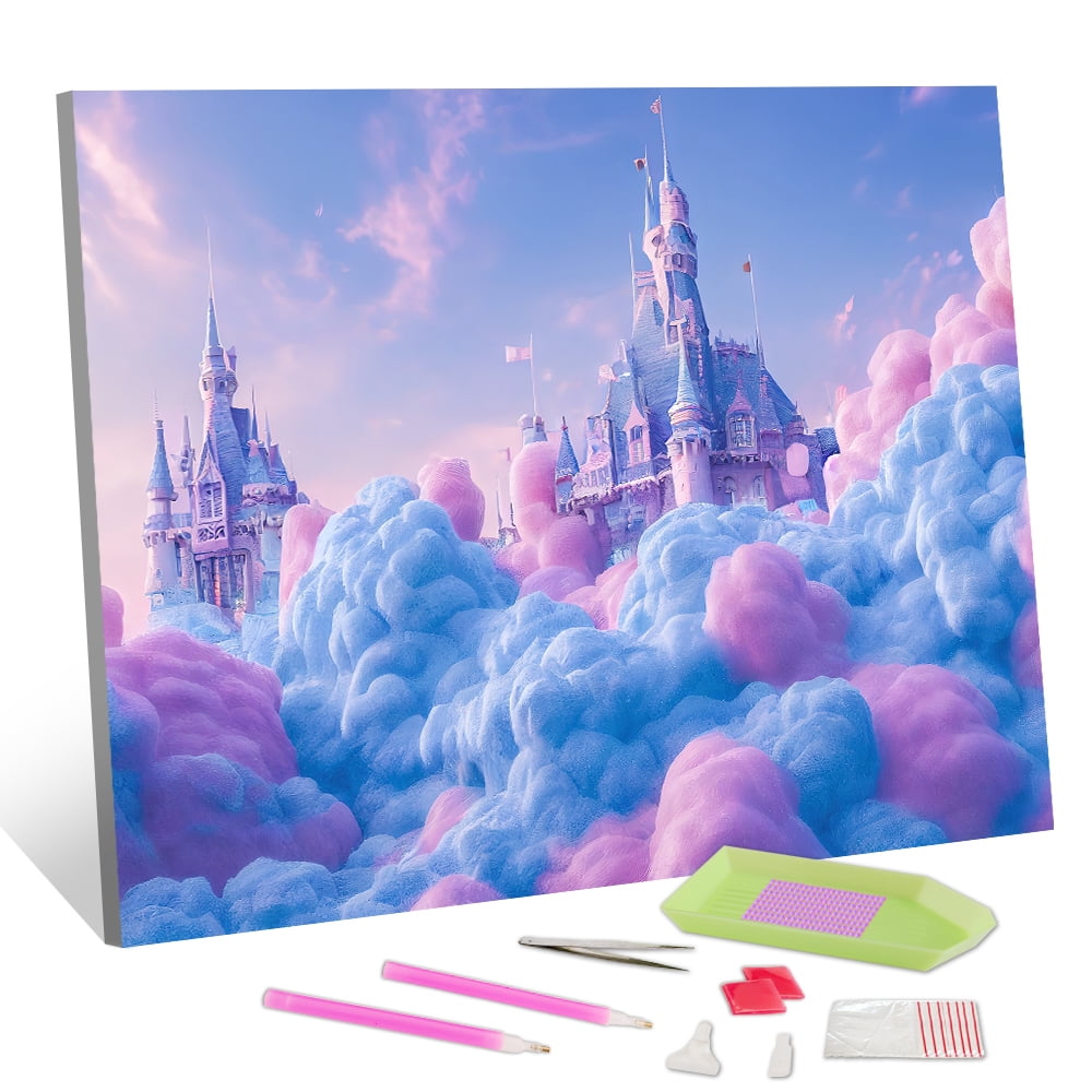 TISHIRON Diamond Art Painting Kits,12x16 inch 5D DIY Fairy tale Bubble ...
